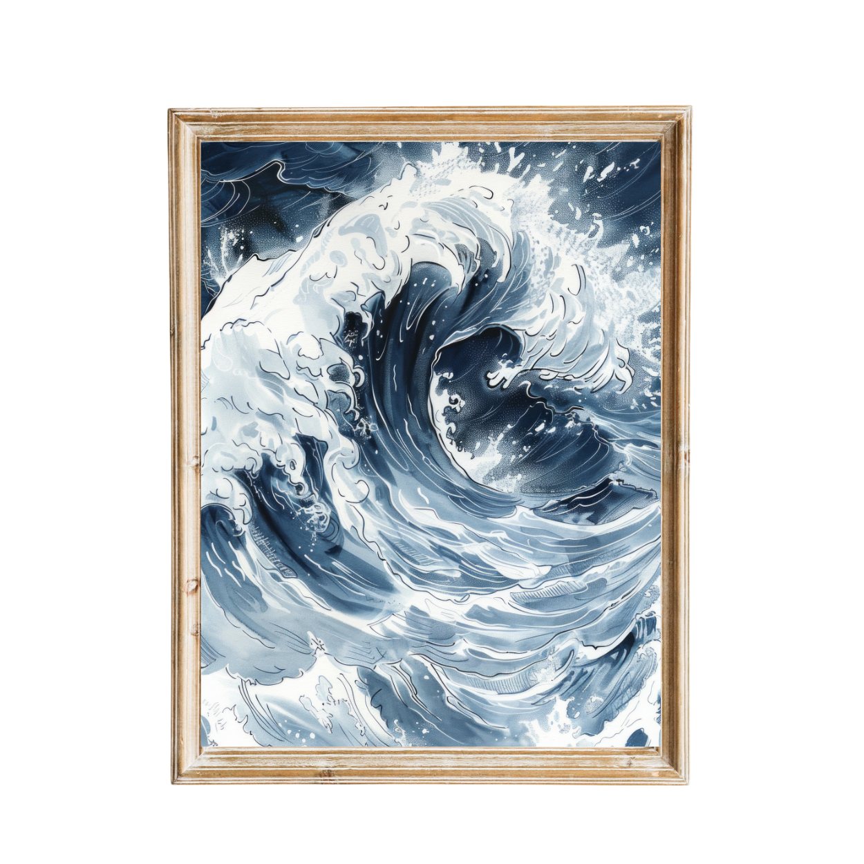 Azure Allure Art Print – Nursery Decor Co
