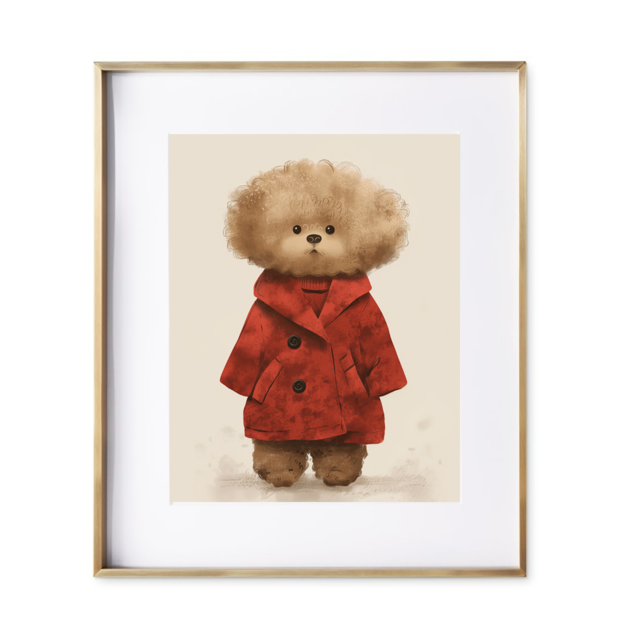 Pup in Posh Red – Nursery Decor Co