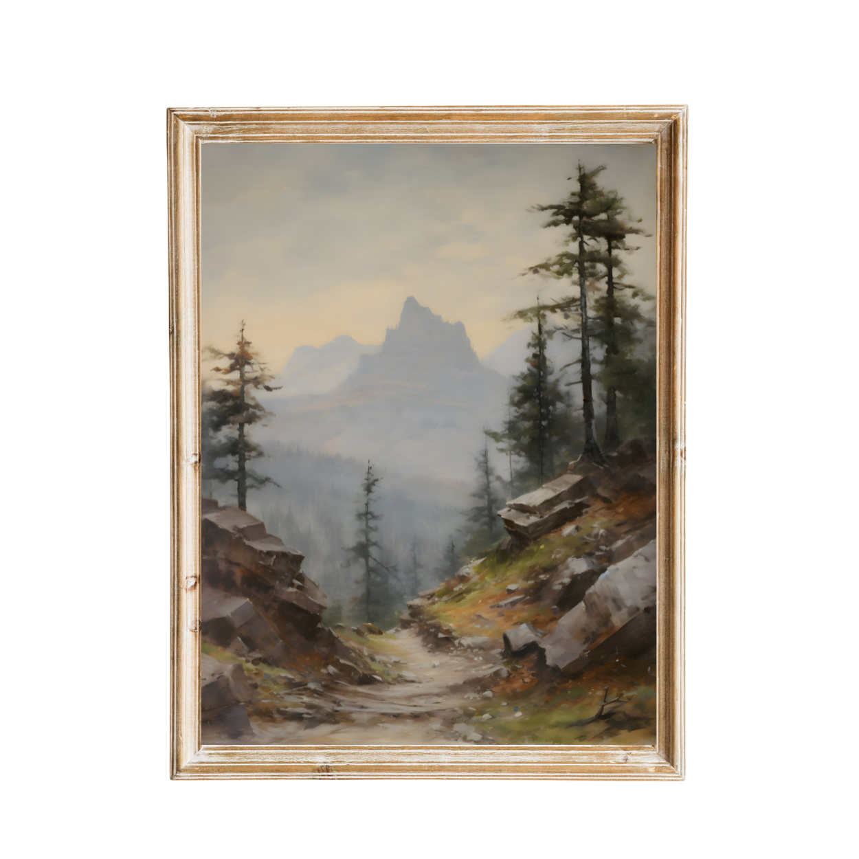 Summit Solitude Landscape Art Print – Nursery Decor Co