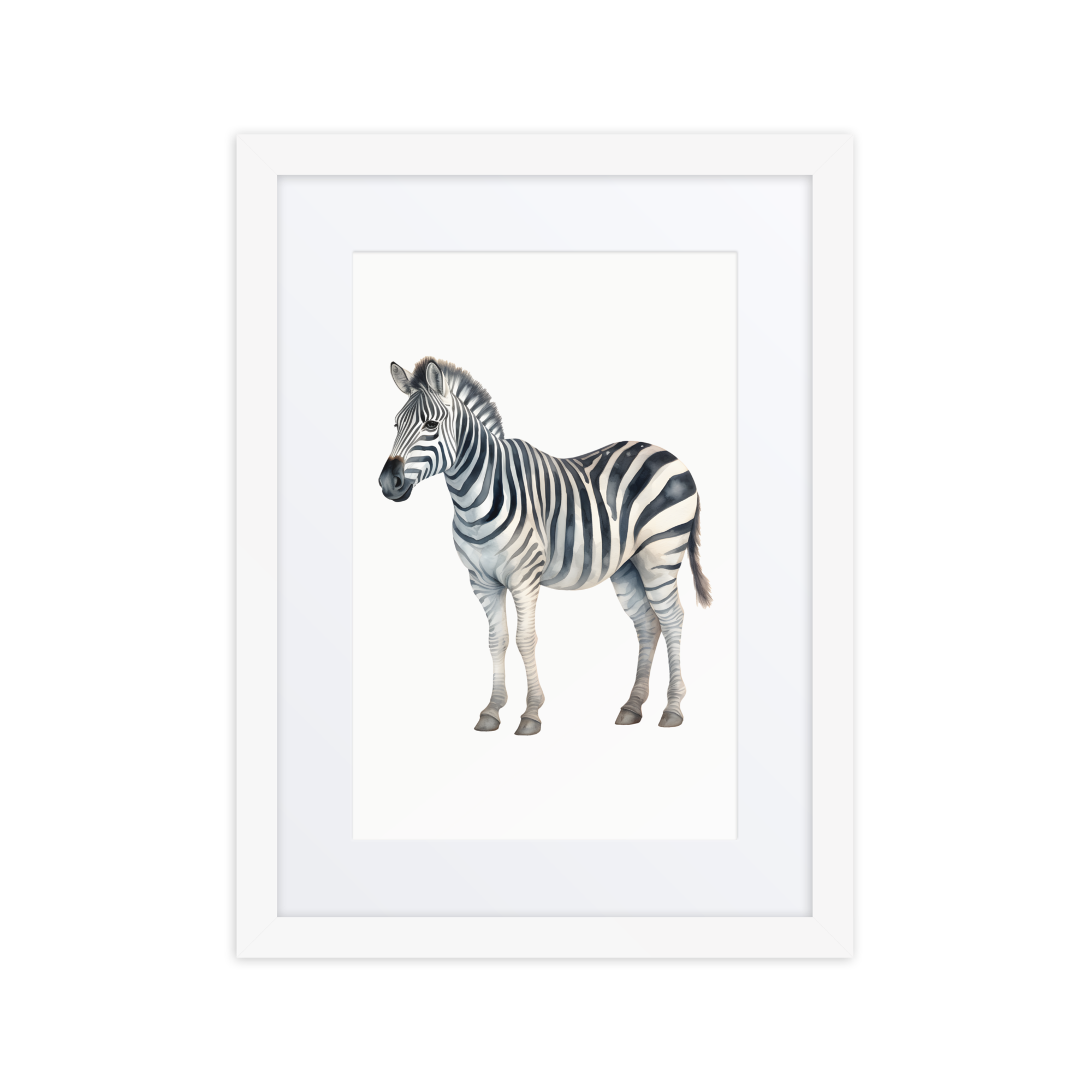 Zebra Framed Art – Nursery Decor Co