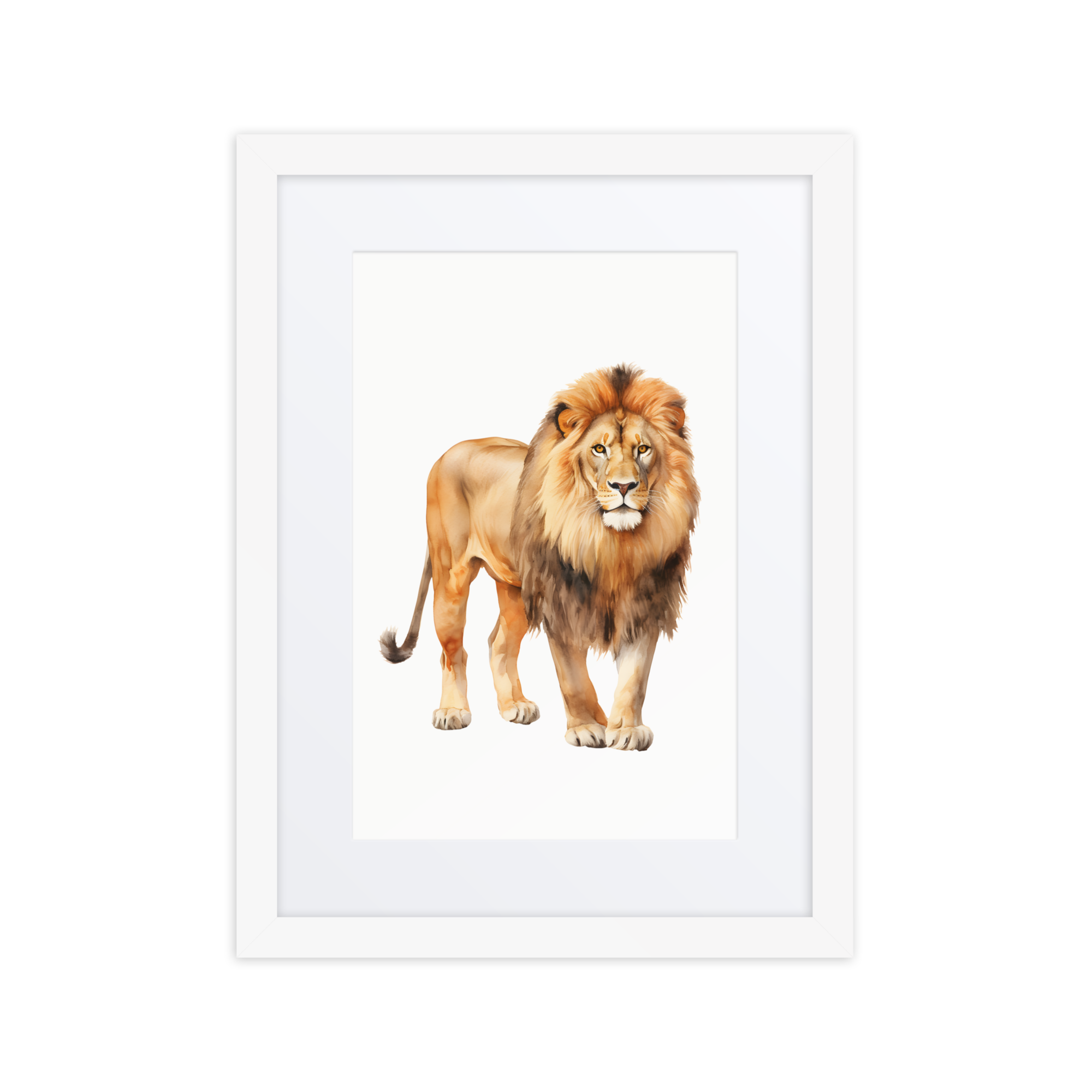 Lion Framed Art – Nursery Decor Co